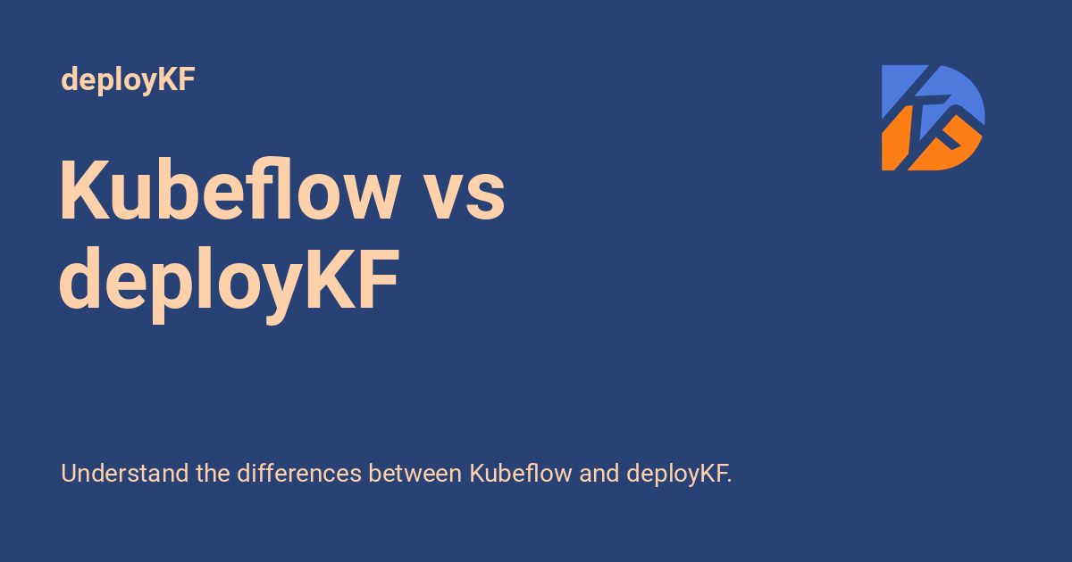 Kubeflow vs deployKF - deployKF
